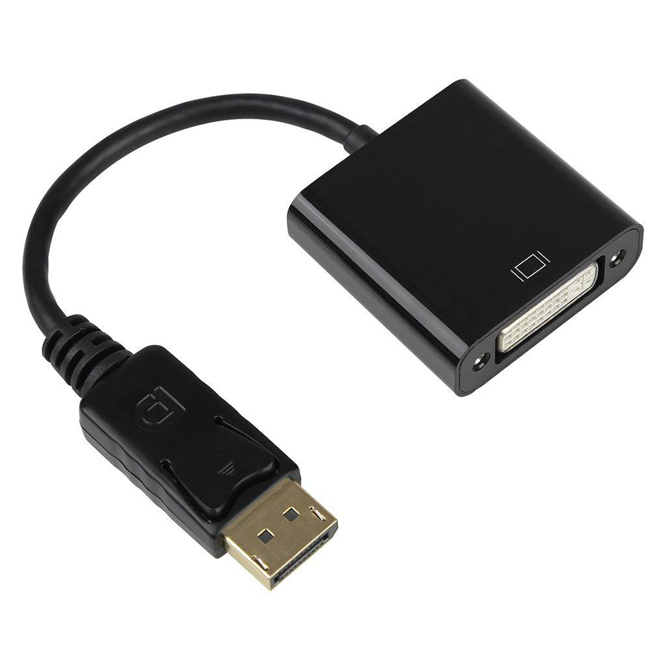 DisplayPort to DVI (Female) Adapter Cable (25cm)